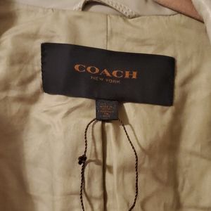 Coach | Jackets & Coats | Coach Tan Leather Jacker | Poshmark